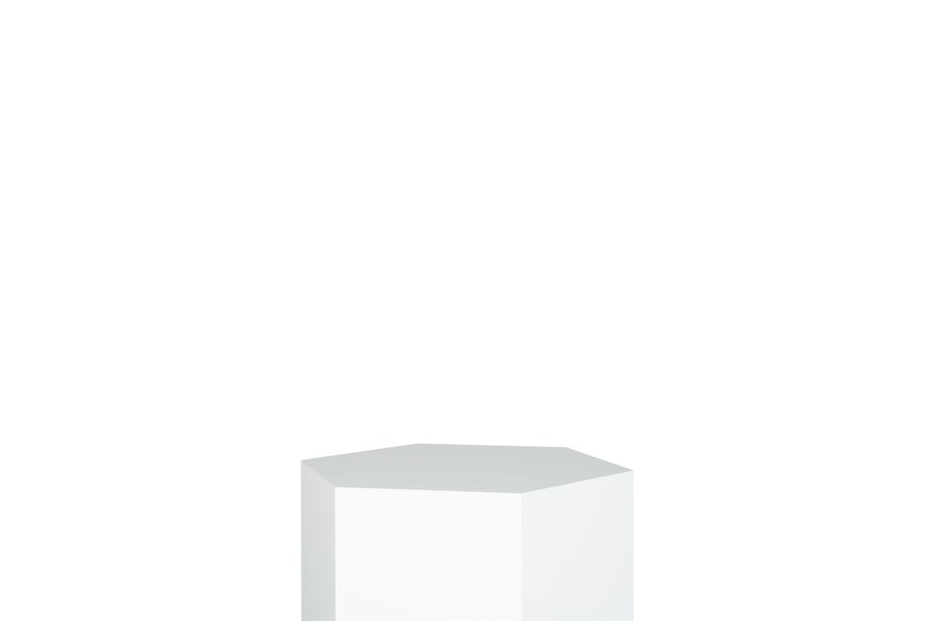 Hexagon plinth