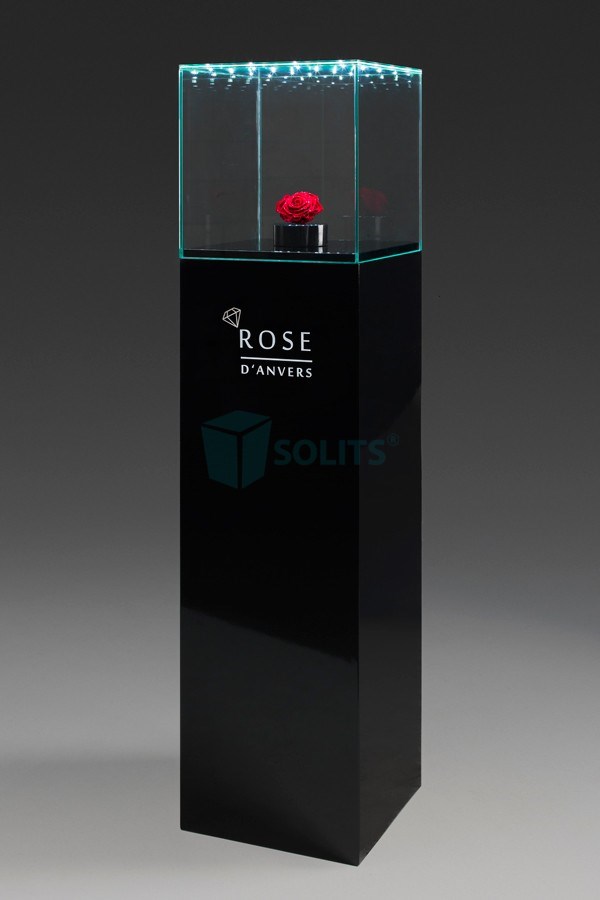 LED display case Small glass display case lighting