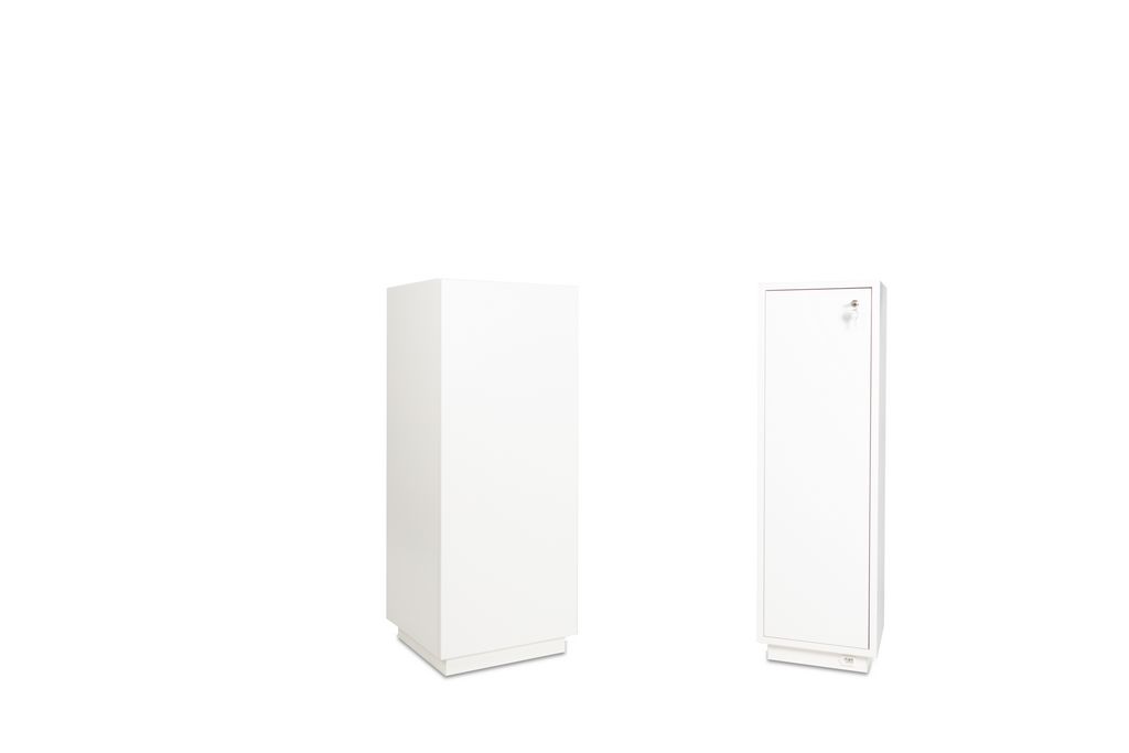 Cabinet plinth white high gloss ️ Plinth with door | Plinth as cabinet